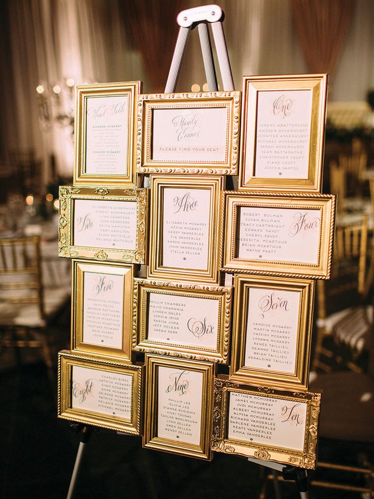 Seating Chart Inspiration